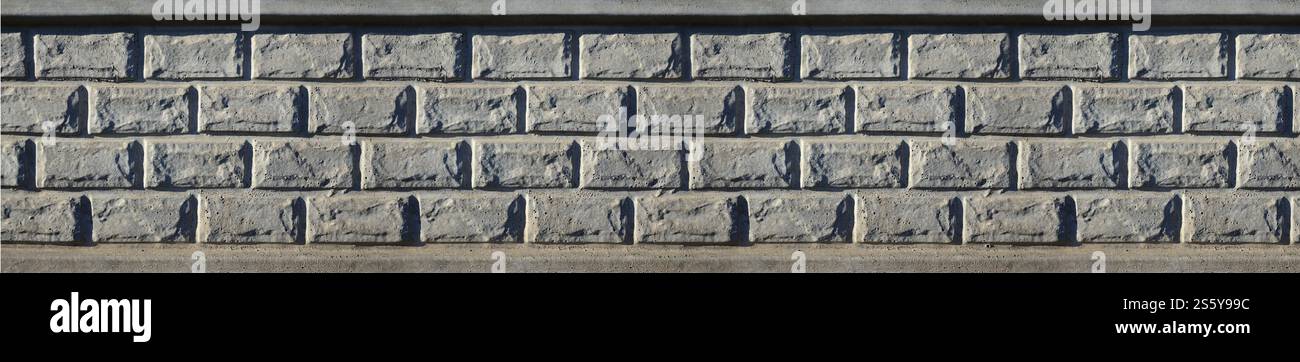 Stone fence texture - building feature. Texture of concrete fence with ...
