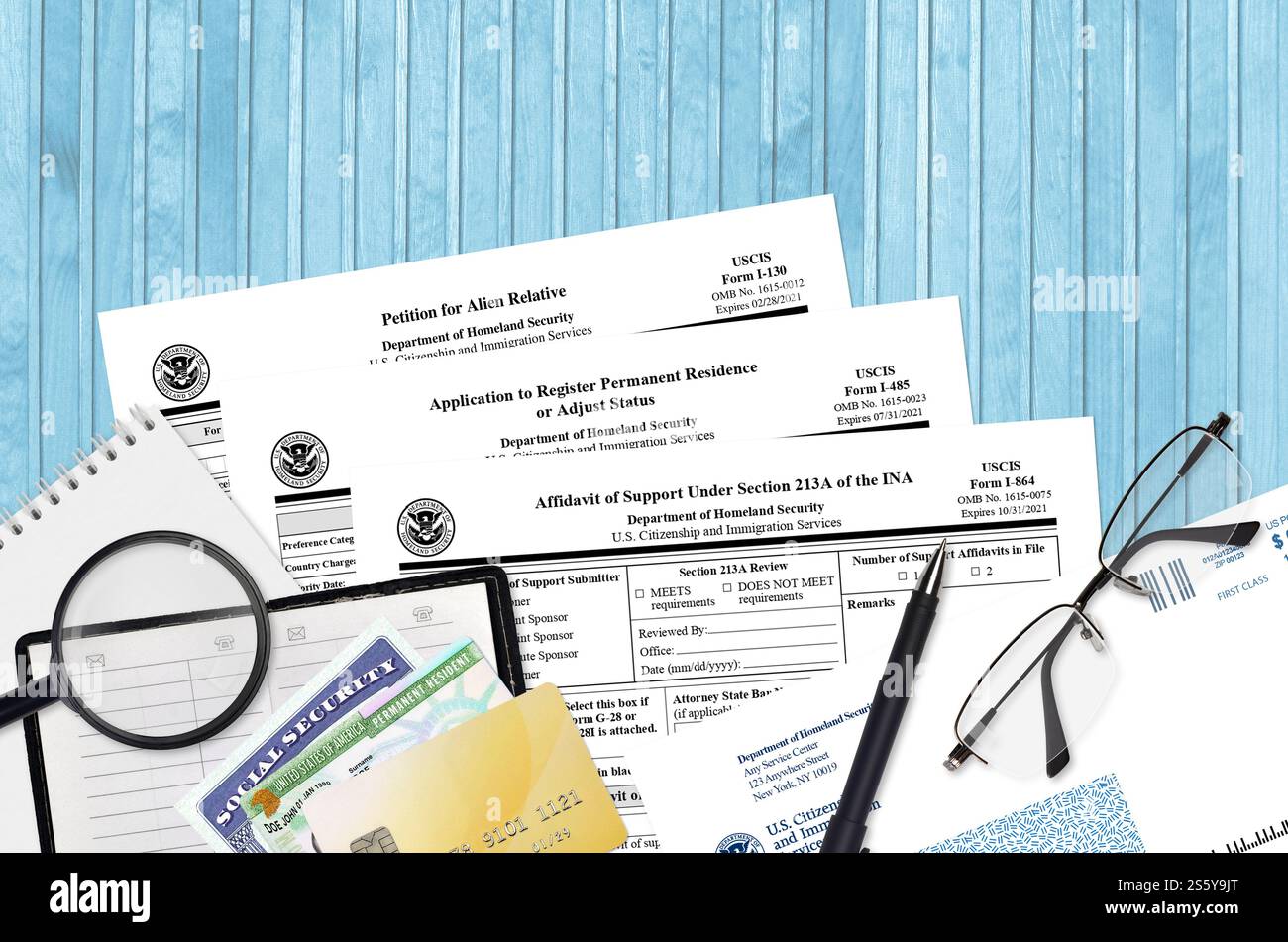 I-130 Petition for alien relative, I-485 Application to register ...