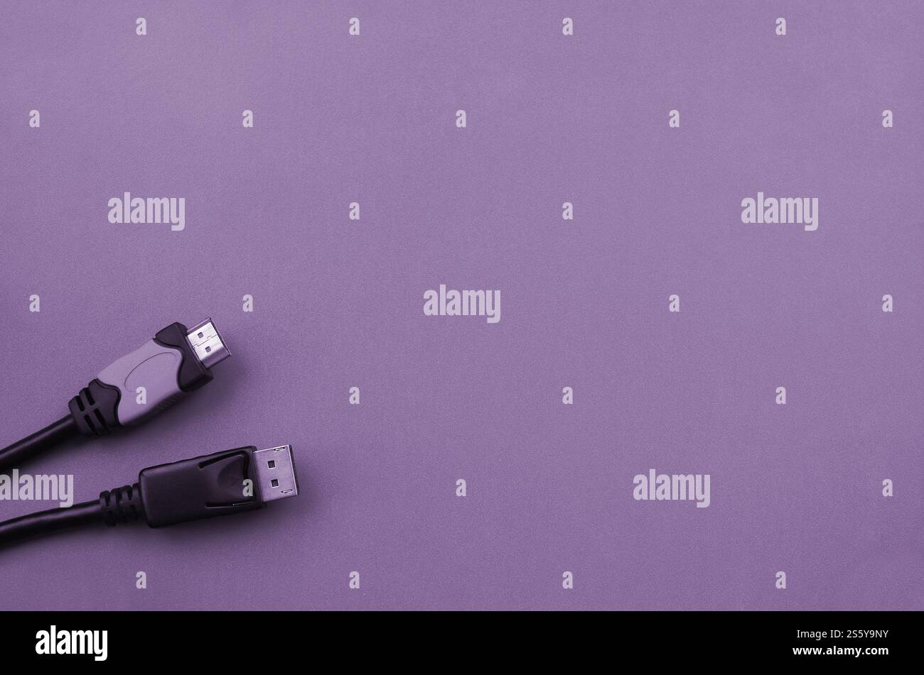 Audio video HDMI computer cable plug and 20-pin male DisplayPort gold ...