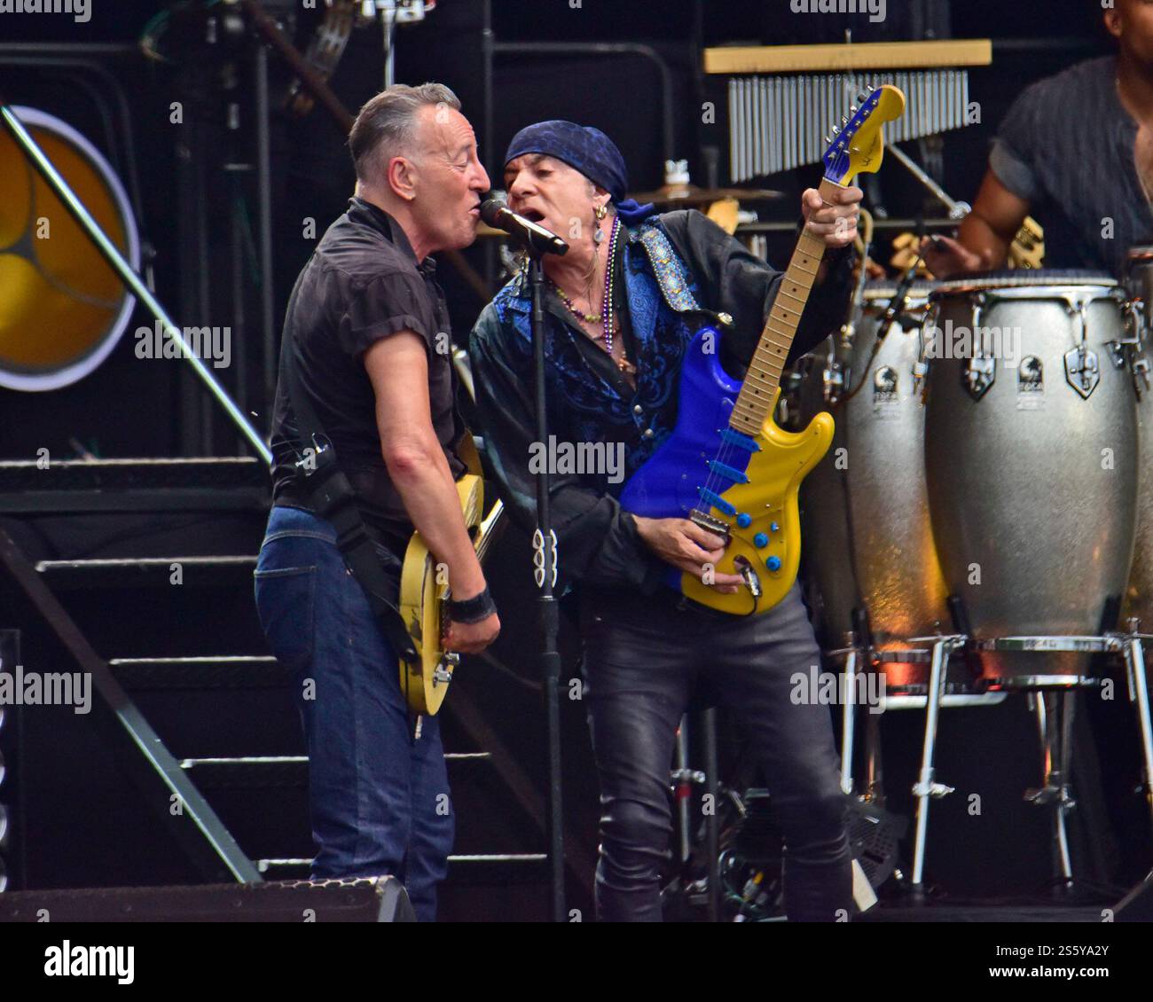 London, UK - July 8th, 2023: Bruce Springsteen and the E Street Band ...