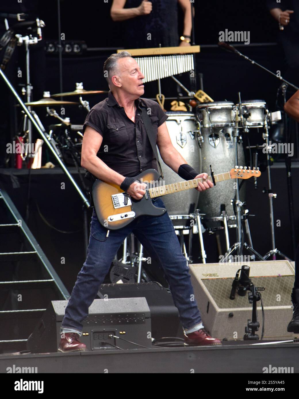 London, UK - July 8th, 2023: Bruce Springsteen and the E Street Band ...
