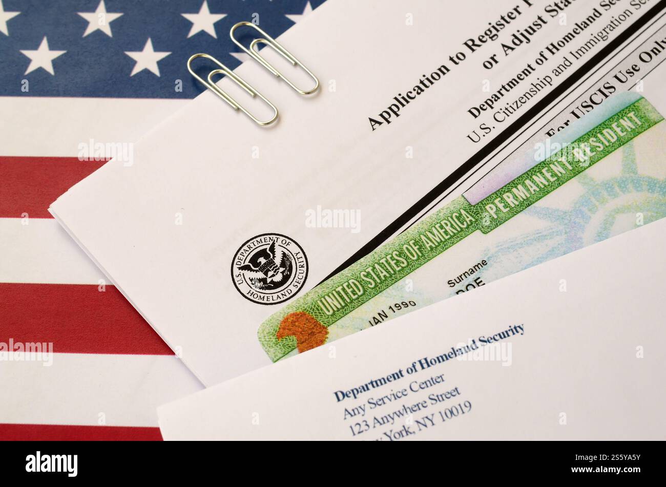 I-485 Application to register permanent residence or adjust status form ...