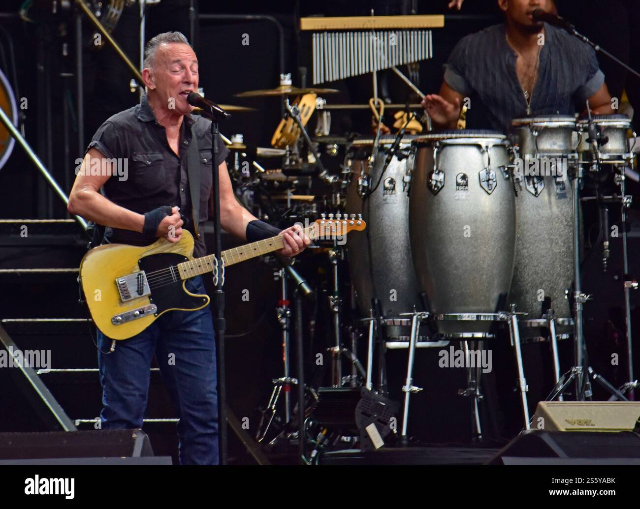 London, UK - July 8th, 2023: Bruce Springsteen and the E Street Band ...