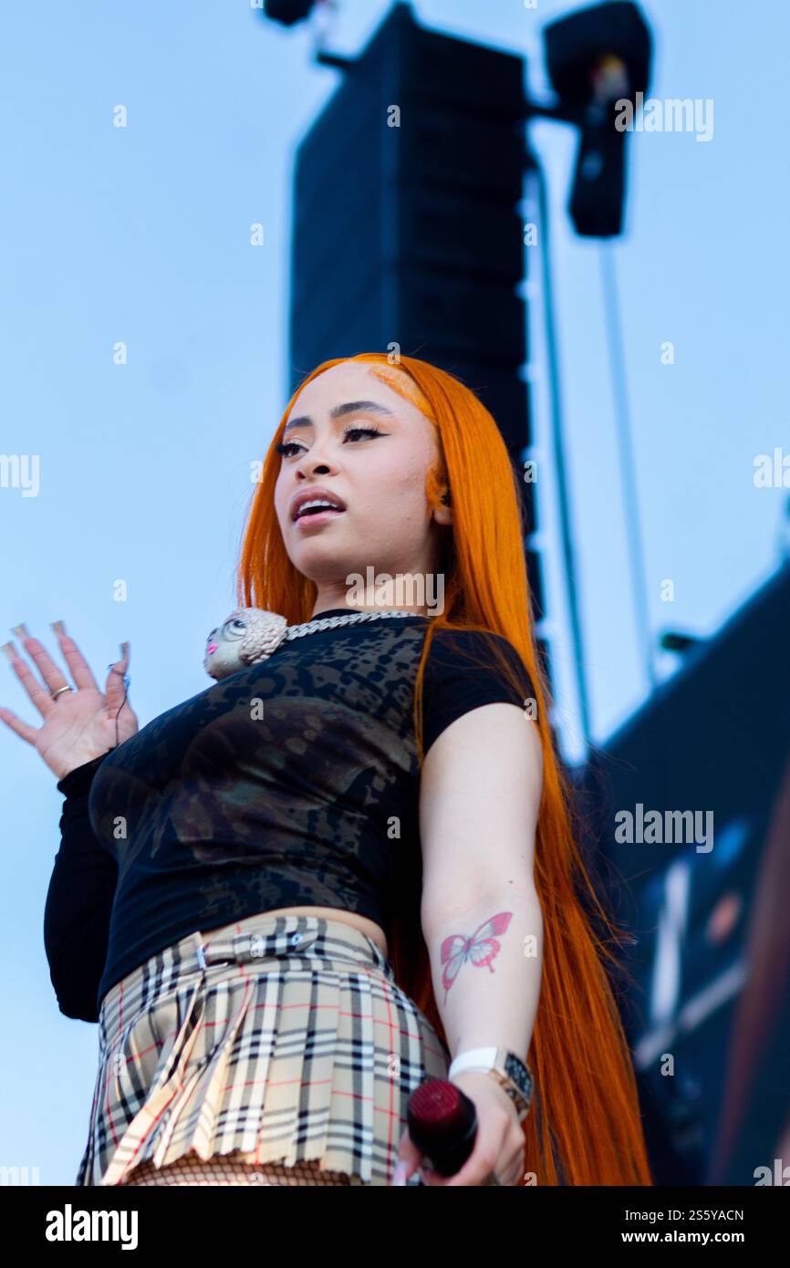 Ice Spice performs at Wireless Festival 9th July 2023 Stock Photo - Alamy