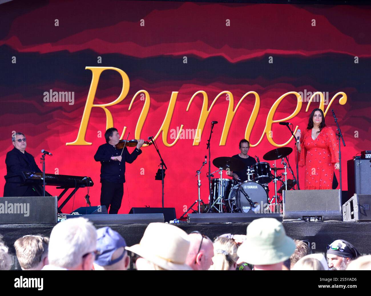 London, UK - July 8th, 2023: Rumer performing at American Express British Summertime in Hyde ...