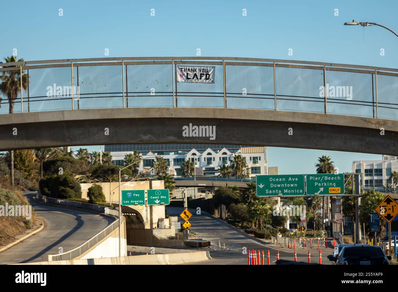 January 14, 2025, Los Angeles, California, United States: A sign reads ...