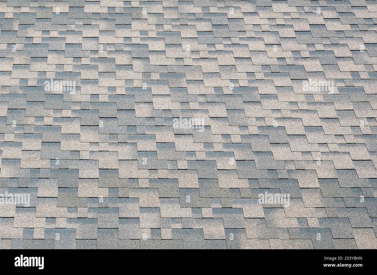 Flexible shingles of bitumen roofing surface. Background mosaic texture ...