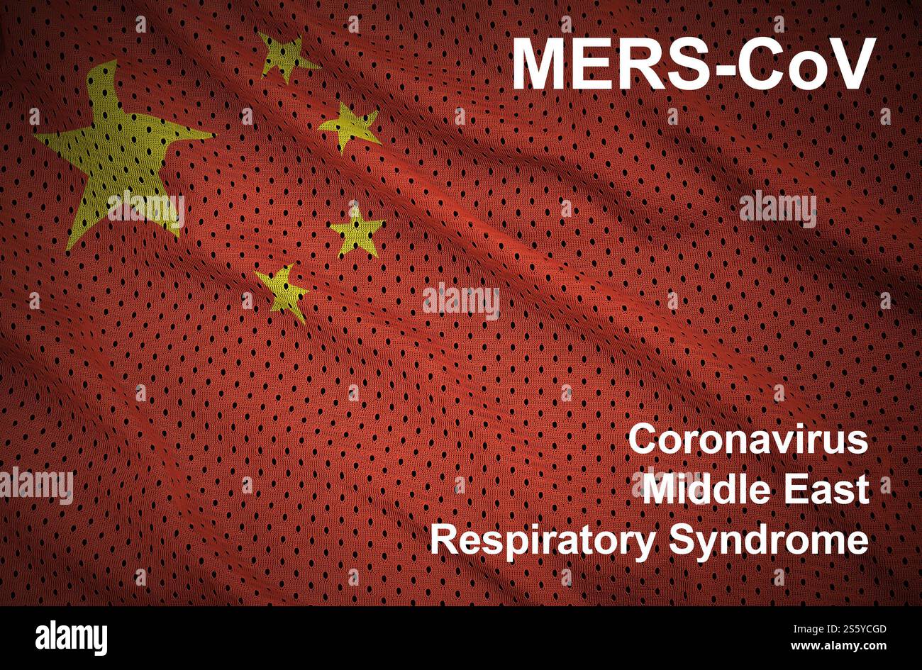 MERS-CoV Novel Corona virus concept. Middle East Respiratory Syndrome ...