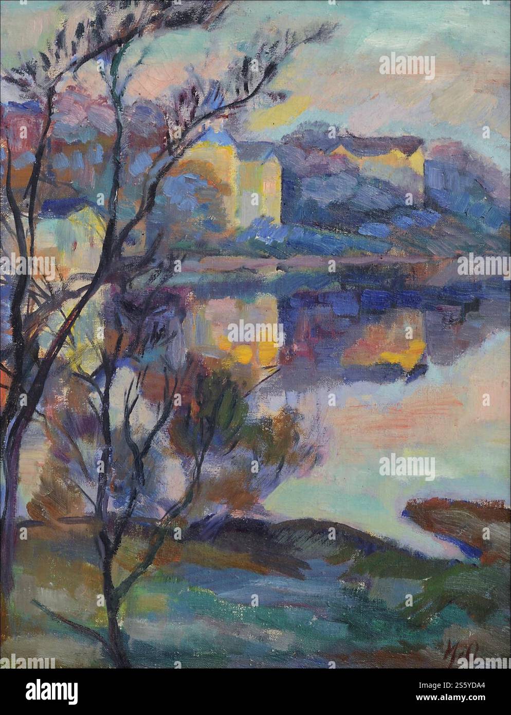 Break of Dawn Yrjö Ollila (1887-1932 Stock Photo - Alamy