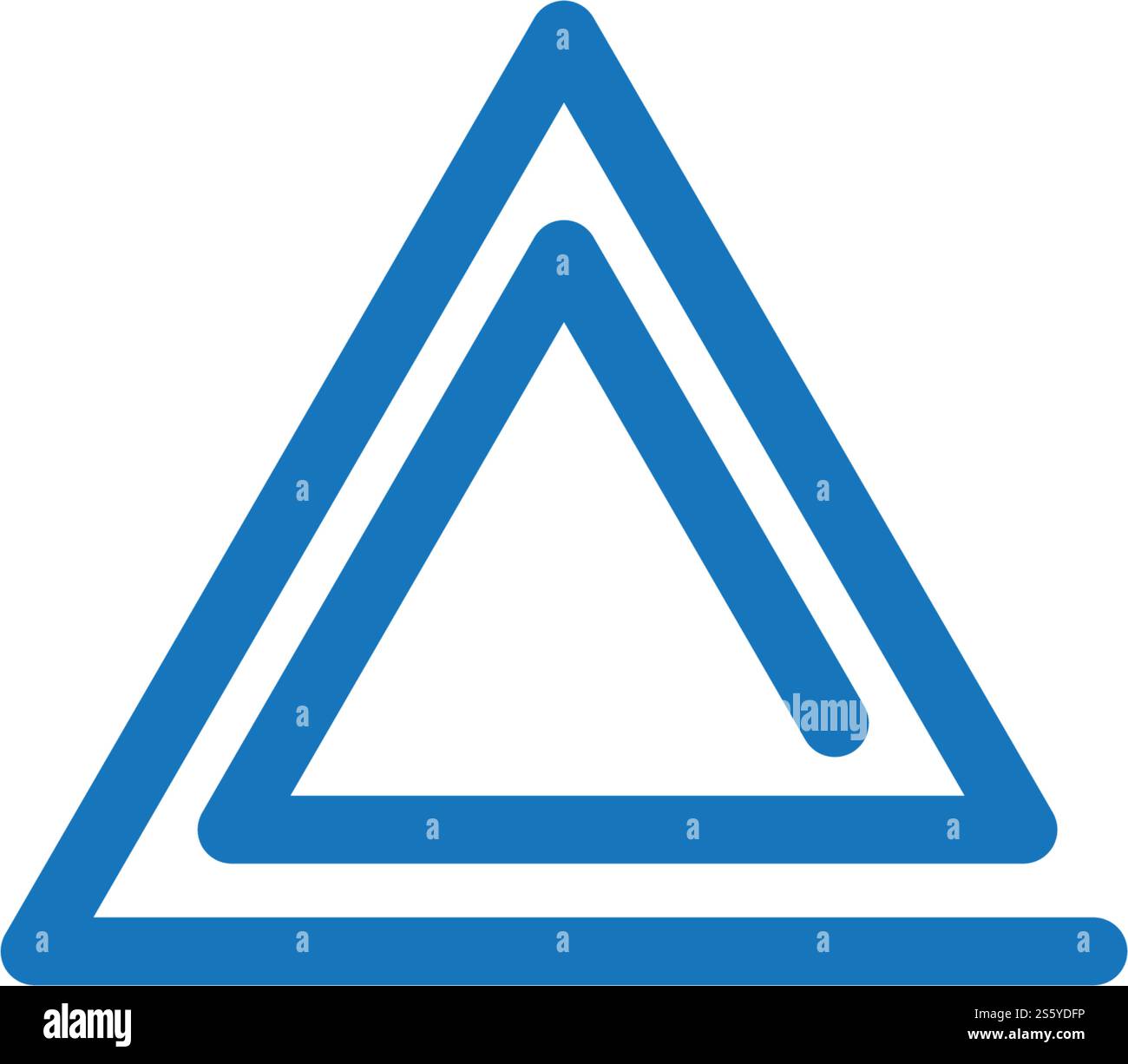 Triangle Logo vector Template Stock Vector Image & Art - Alamy