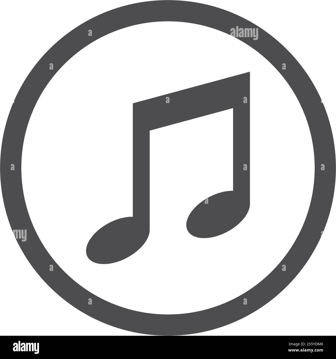 Music note logo Vector template Stock Vector Image & Art - Alamy