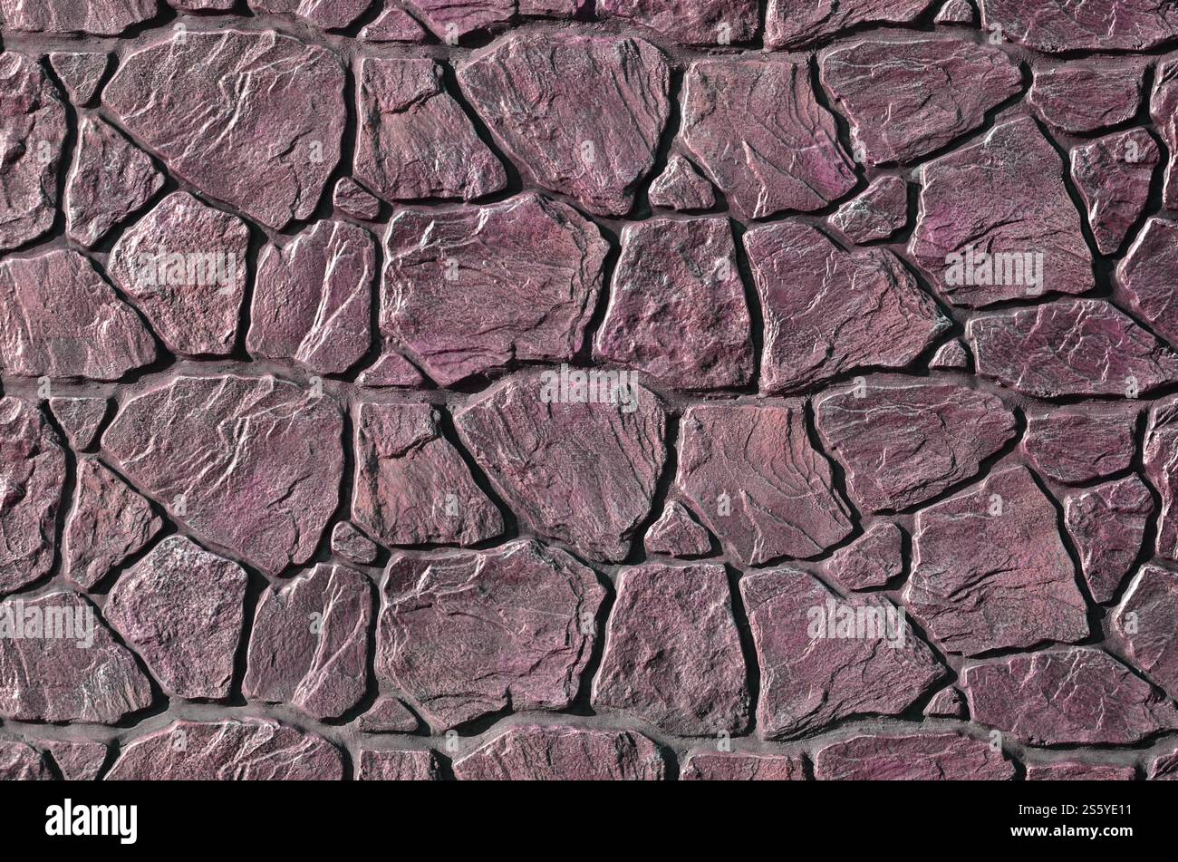Stone fence texture - building feature. Texture of concrete fence with ...