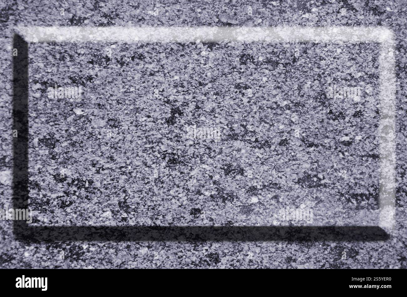 Monochromatic texture of granite surface. Detailed photo of the treated ...