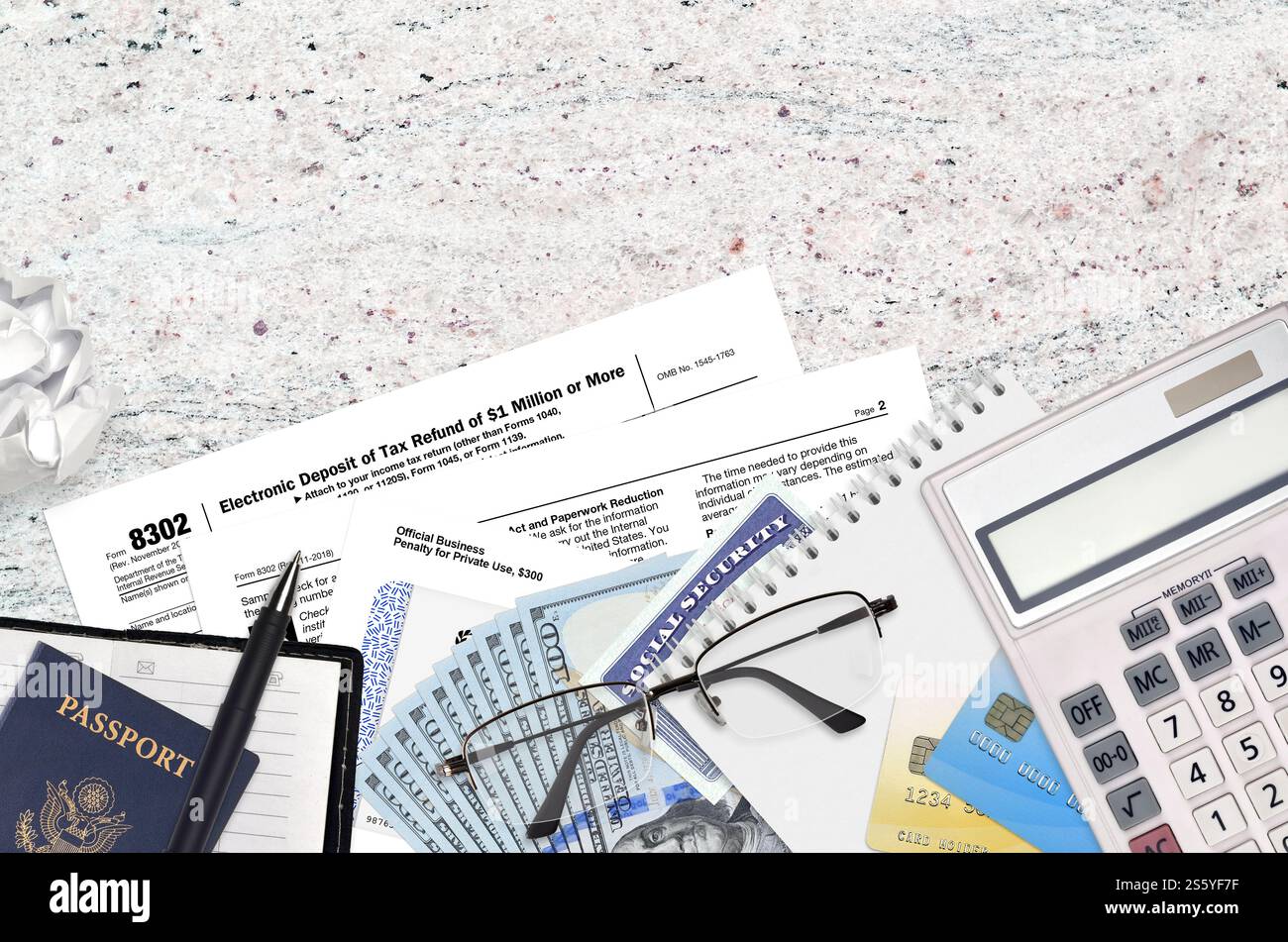 IRS form 8302 Electronic deposit of tax refund of 1 million or more ...