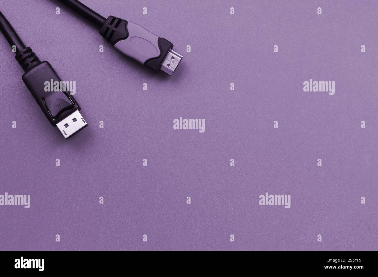 Audio video HDMI computer cable plug and 20-pin male DisplayPort gold ...