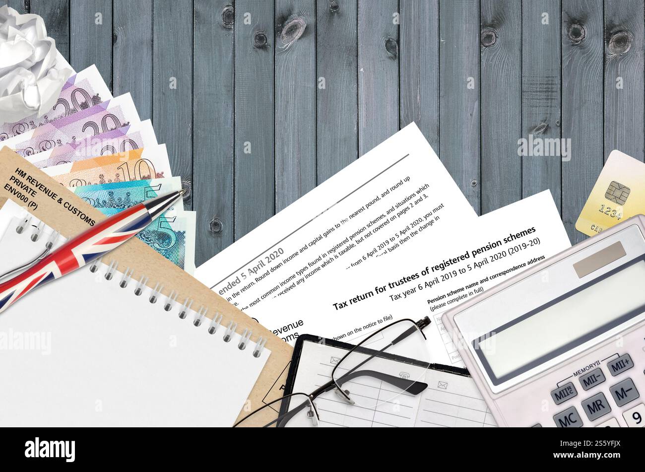 English Tax form sa970 Tax return for trustees of registered pension ...