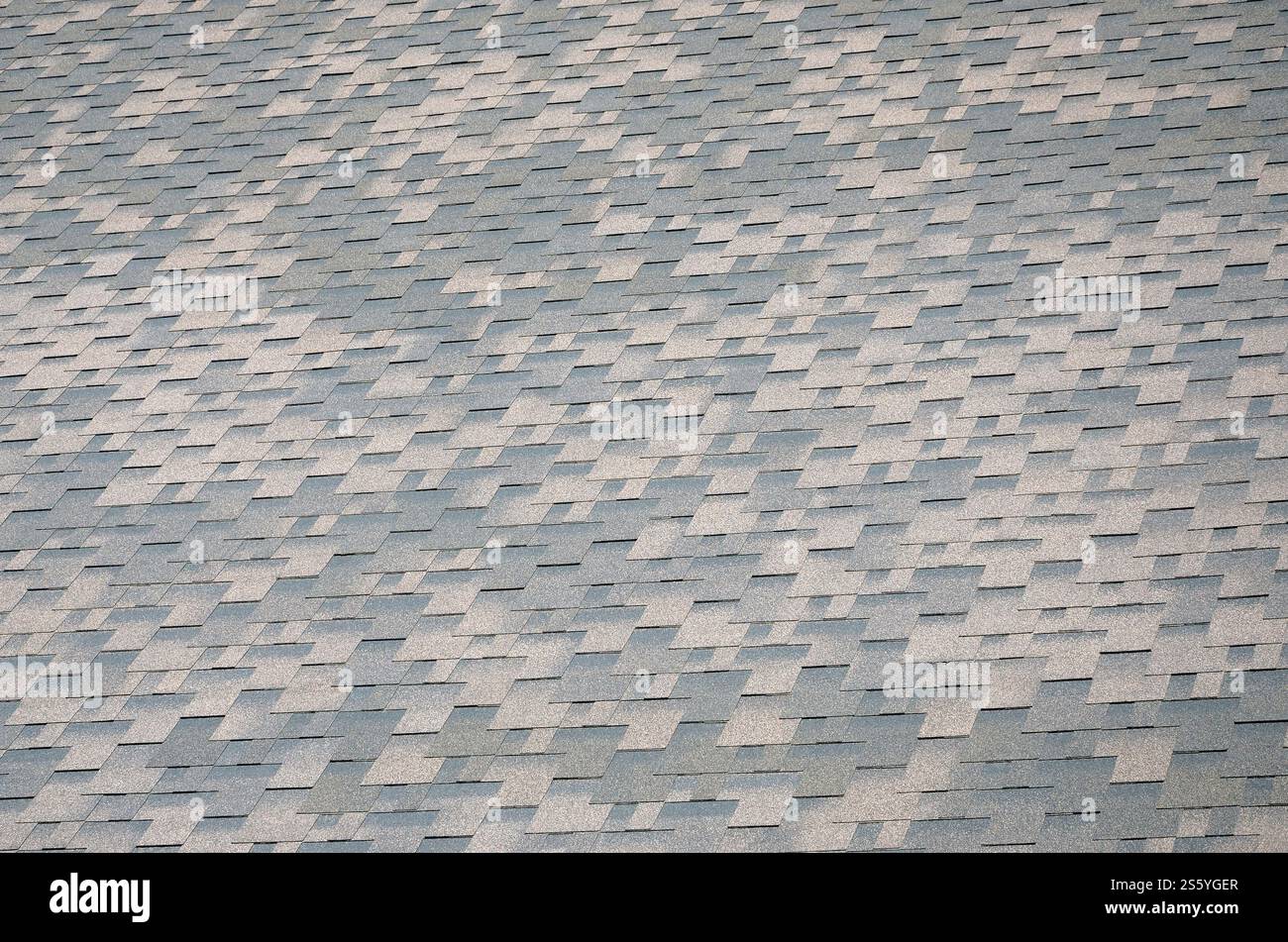 Flexible shingles of bitumen roofing surface. Background mosaic texture ...