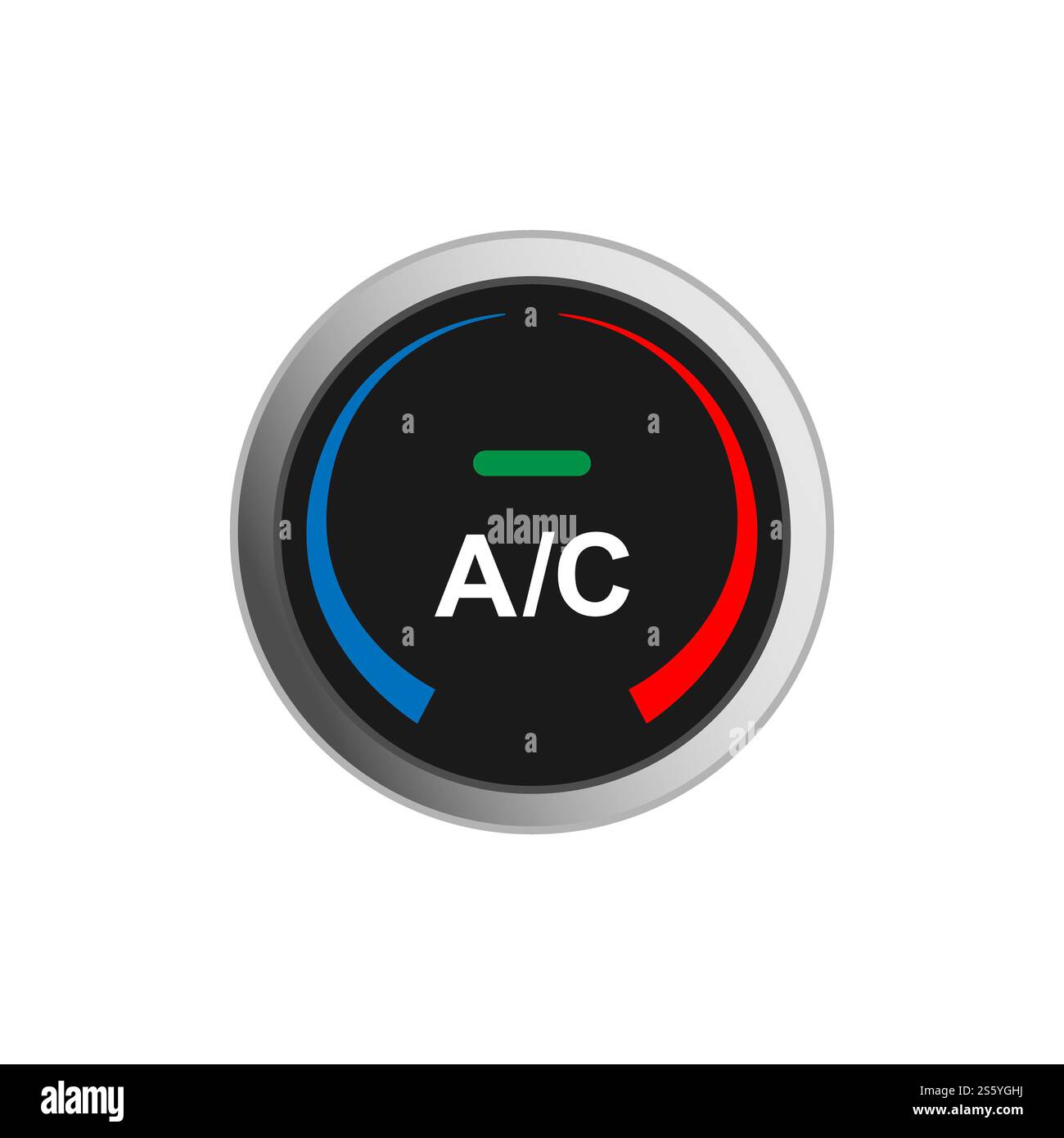 Car air conditioning control button Stock Photo - Alamy