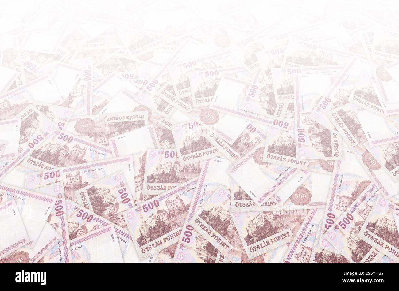 A Sarospatki Var building on Hungary 500 Forint 1993 Banknote pattern ...