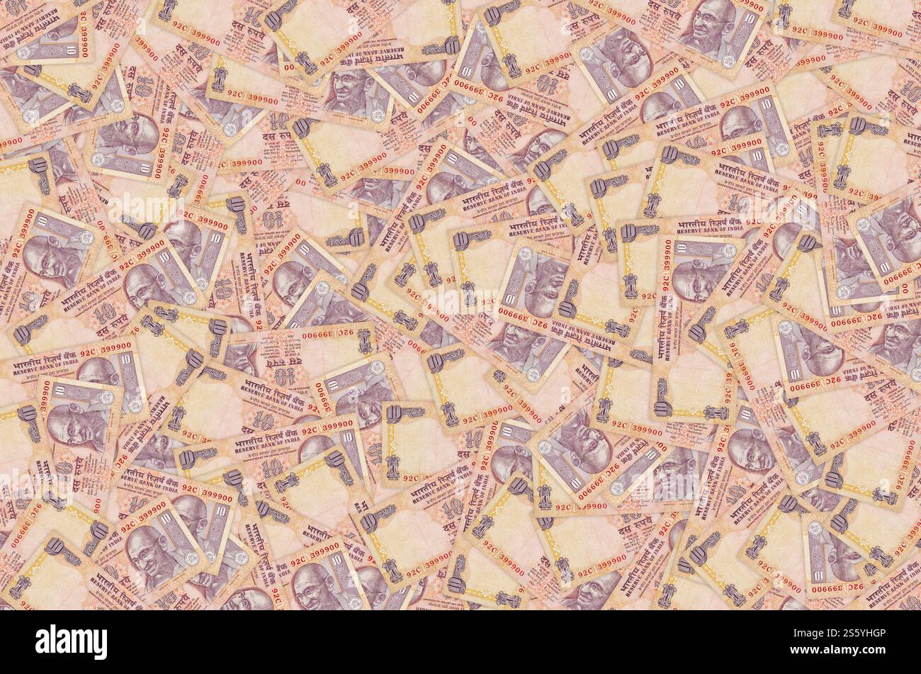 Indian 10 rupee note hi-res stock photography and images - Alamy