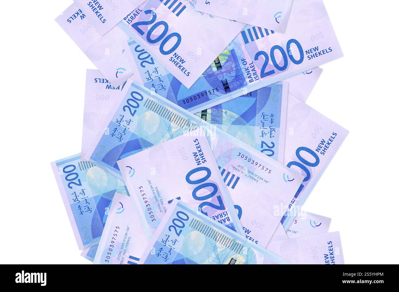 Israeli 200 shekels bills on hi-res stock photography and images - Alamy