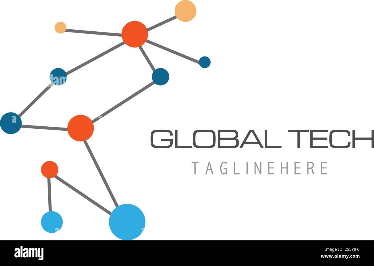 Global technology logo vector template Stock Vector Image & Art - Alamy