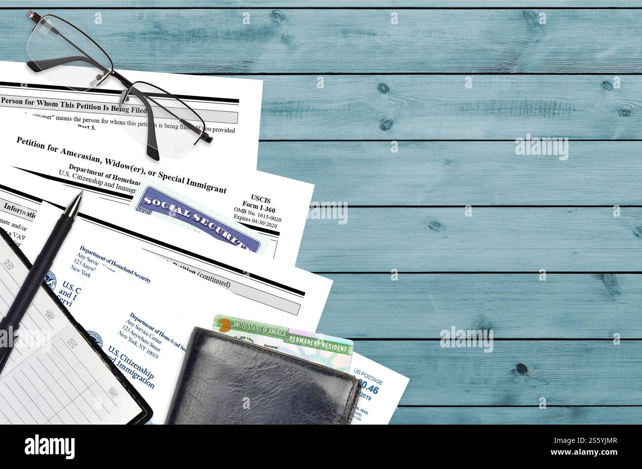 USCIS form I-360 Petition for amerasian, widower or special immigrant ...