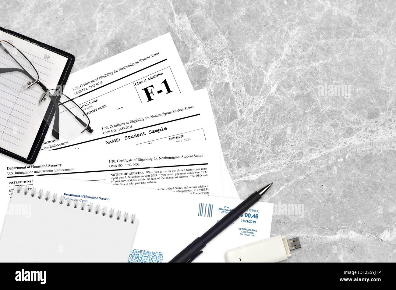 USCIS form I-20 Certificate of eligibility for nonimmigrant student ...