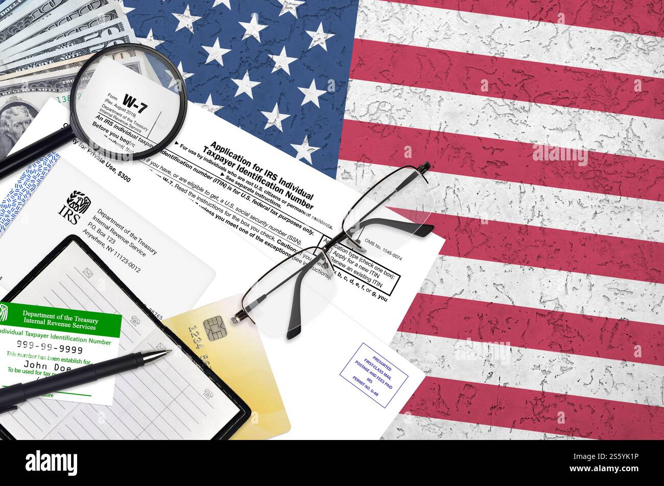 IRS form W-7 Application for IRS individual taxpayer identification ...