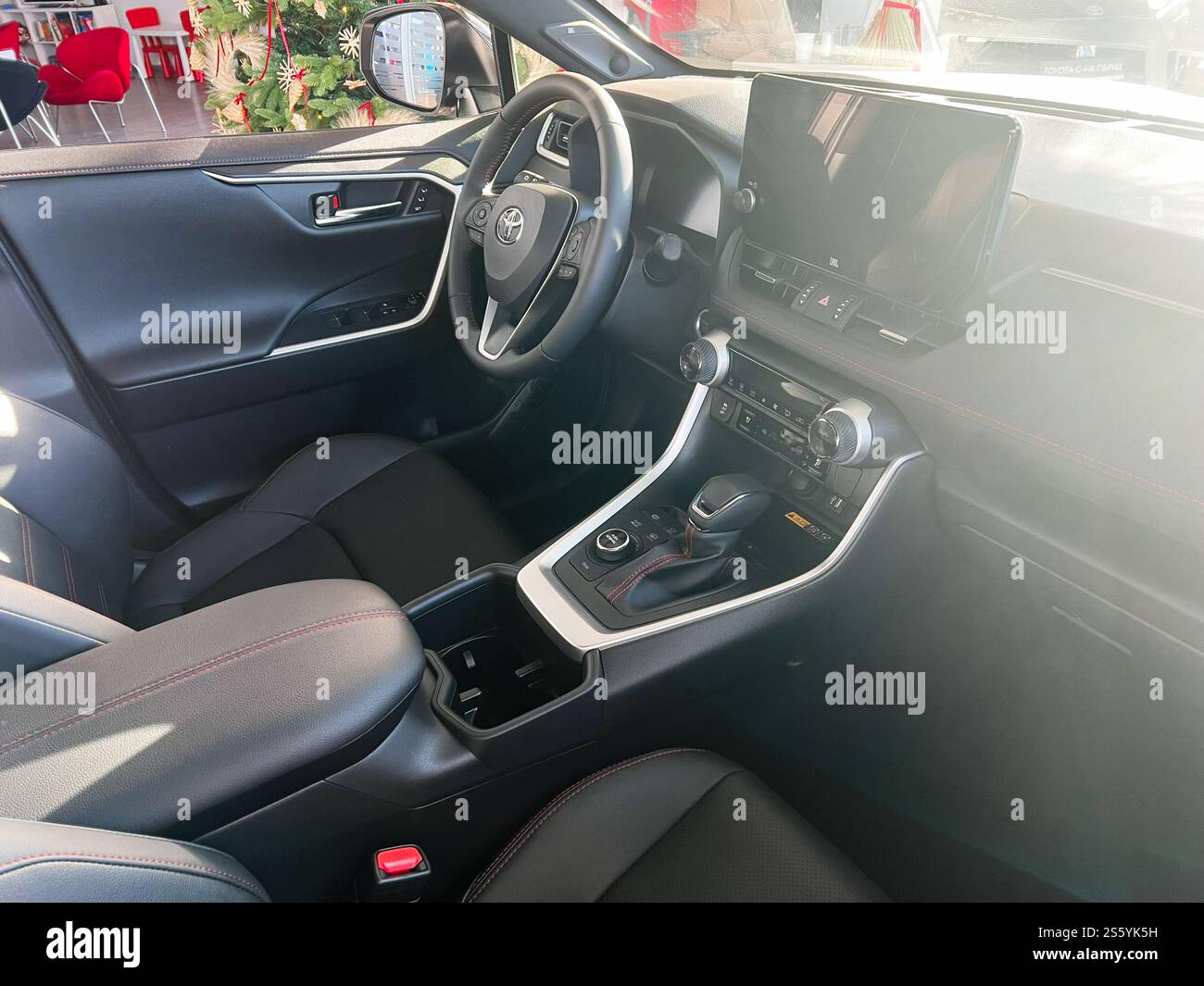 Kyiv, Ukraine - January 14, 2025: Spacious and stylish Toyota Rav 4 car ...