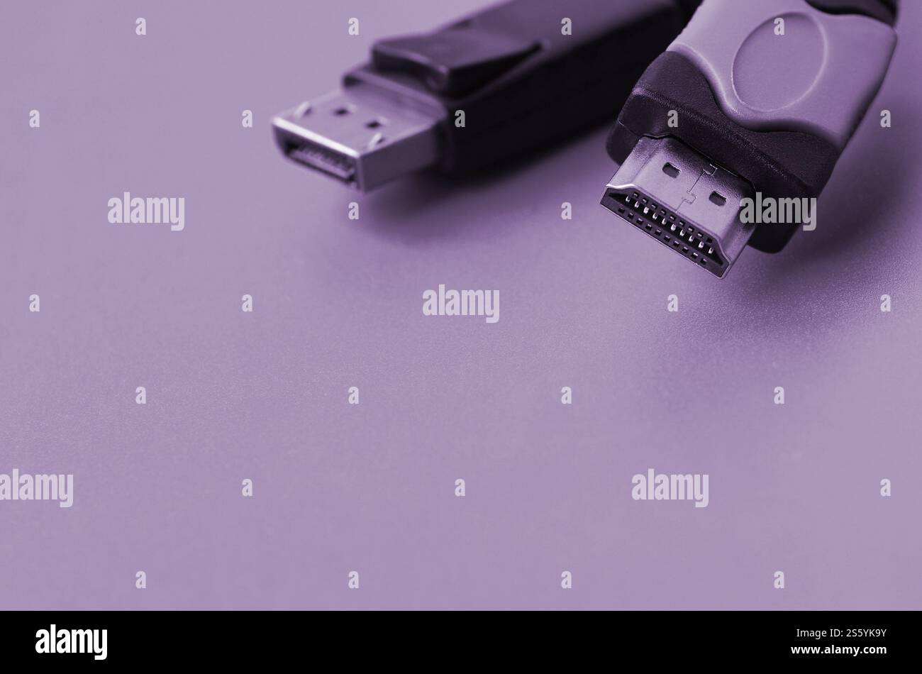 Audio video HDMI computer cable plug and 20-pin male DisplayPort gold ...