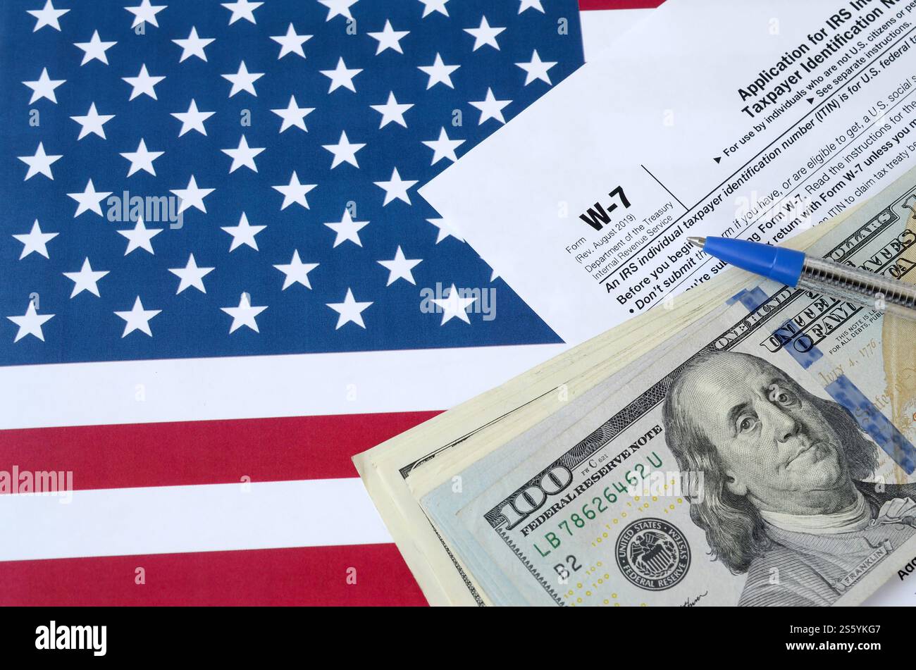 Form W-7 Application for IRS Individual taxpayer identification number ...