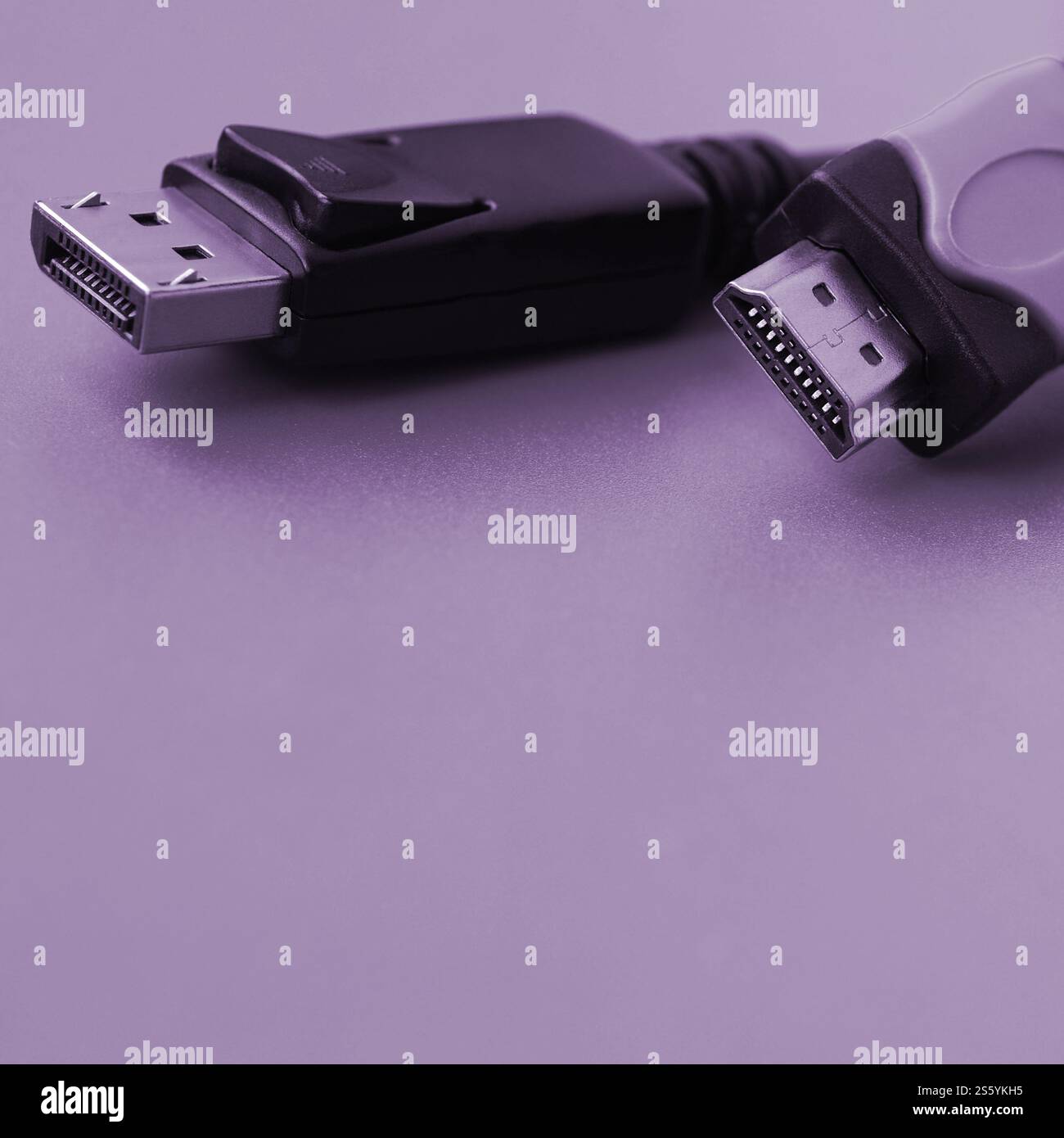 Audio video HDMI computer cable plug and 20-pin male DisplayPort gold ...