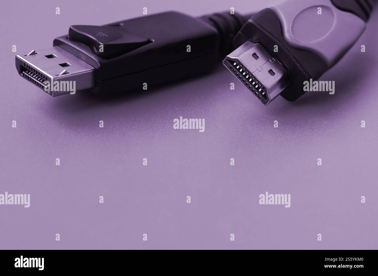 Audio video HDMI computer cable plug and 20-pin male DisplayPort gold ...