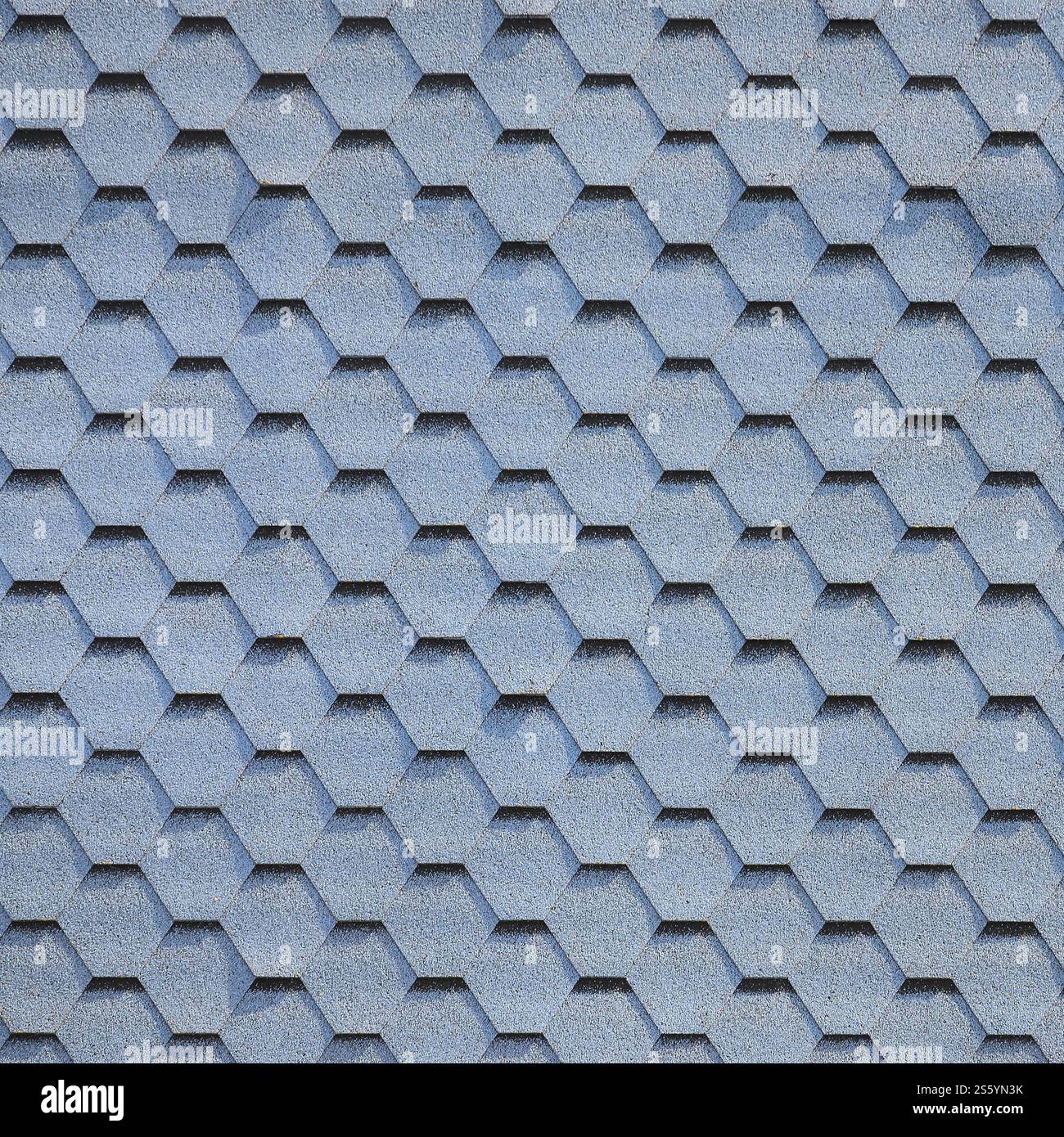 Modern roofing and decoration of chimneys. Flexible bitumen or slate ...