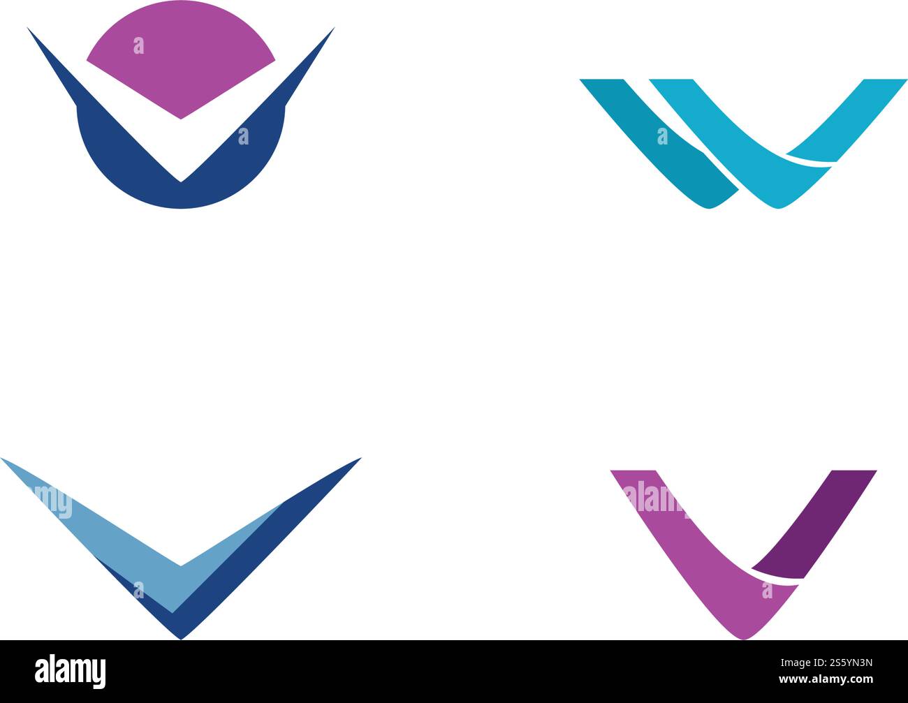 V Letter Logo Template vector illustration Stock Vector Image & Art - Alamy