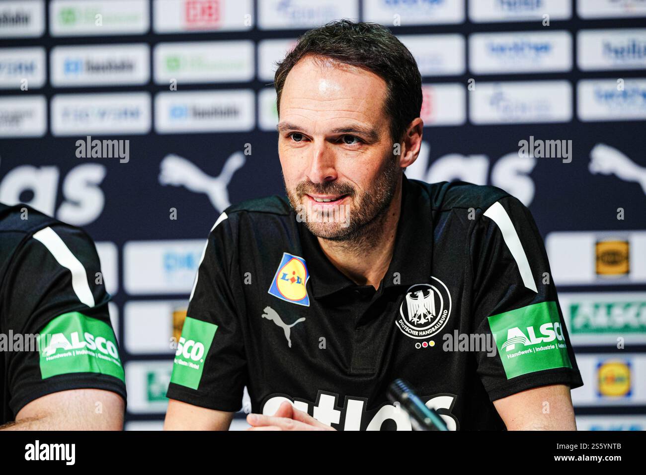 Benjamin Chatton (Deutschland, Manager) GER, Pressekonferenz ...