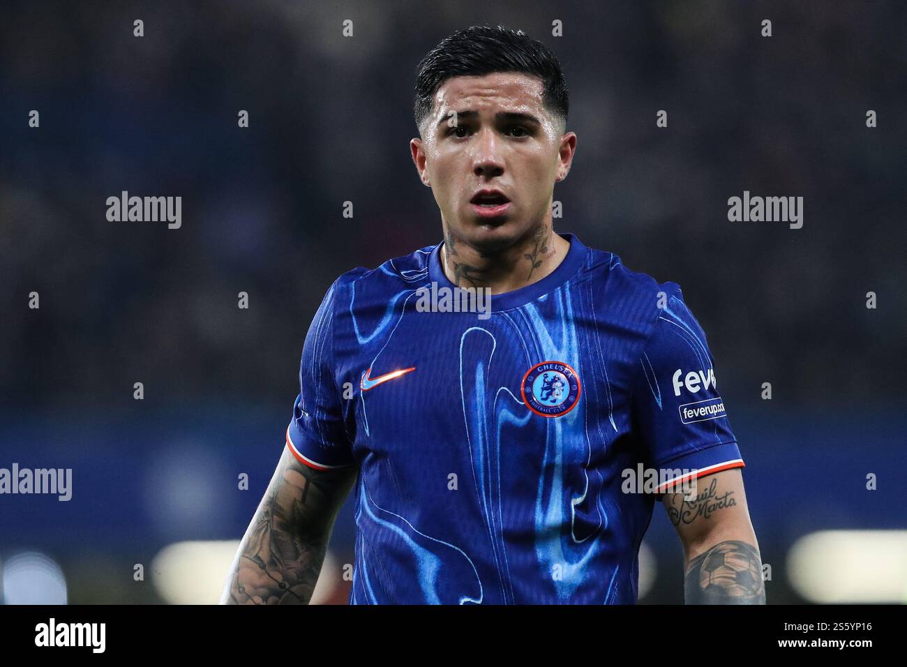 Enzo Fernández of Chelsea during the Premier League match Chelsea vs ...
