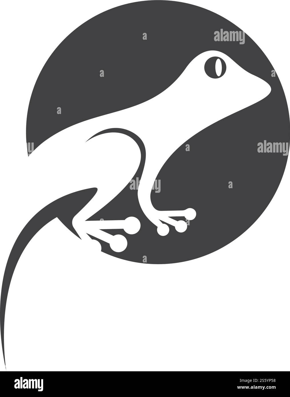 Lizard logo Black and White Stock Photos & Images - Alamy