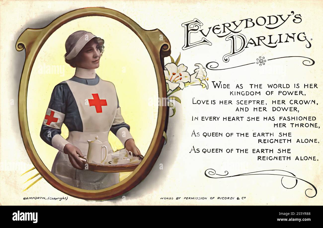 Medicine in Wartime - Everybody's Darling - Red Cross propaganda, WWI ...
