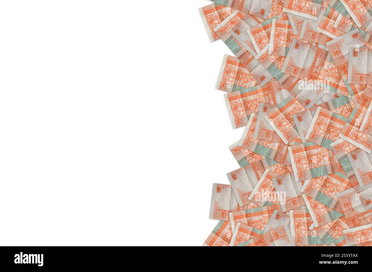 Santa Clara battle on cuban banknote of orange three pesos convertibles ...