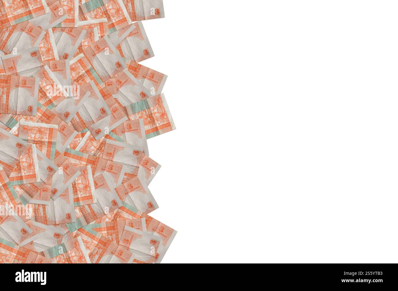 Santa Clara battle on cuban banknote of orange three pesos convertibles ...