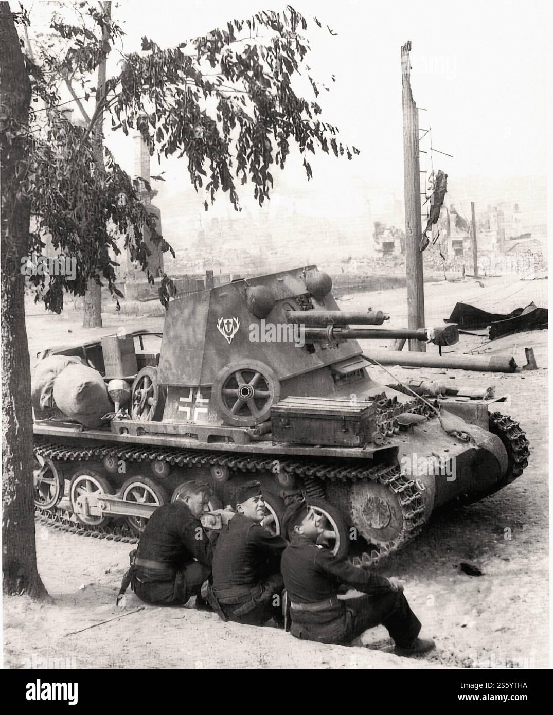 Panzerjager I - - Historical document, photographer unknow Stock Photo ...