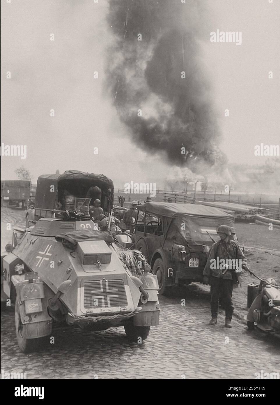 Reconnaissance Battalion from SS Division Das Reich» of Panzergrup ...