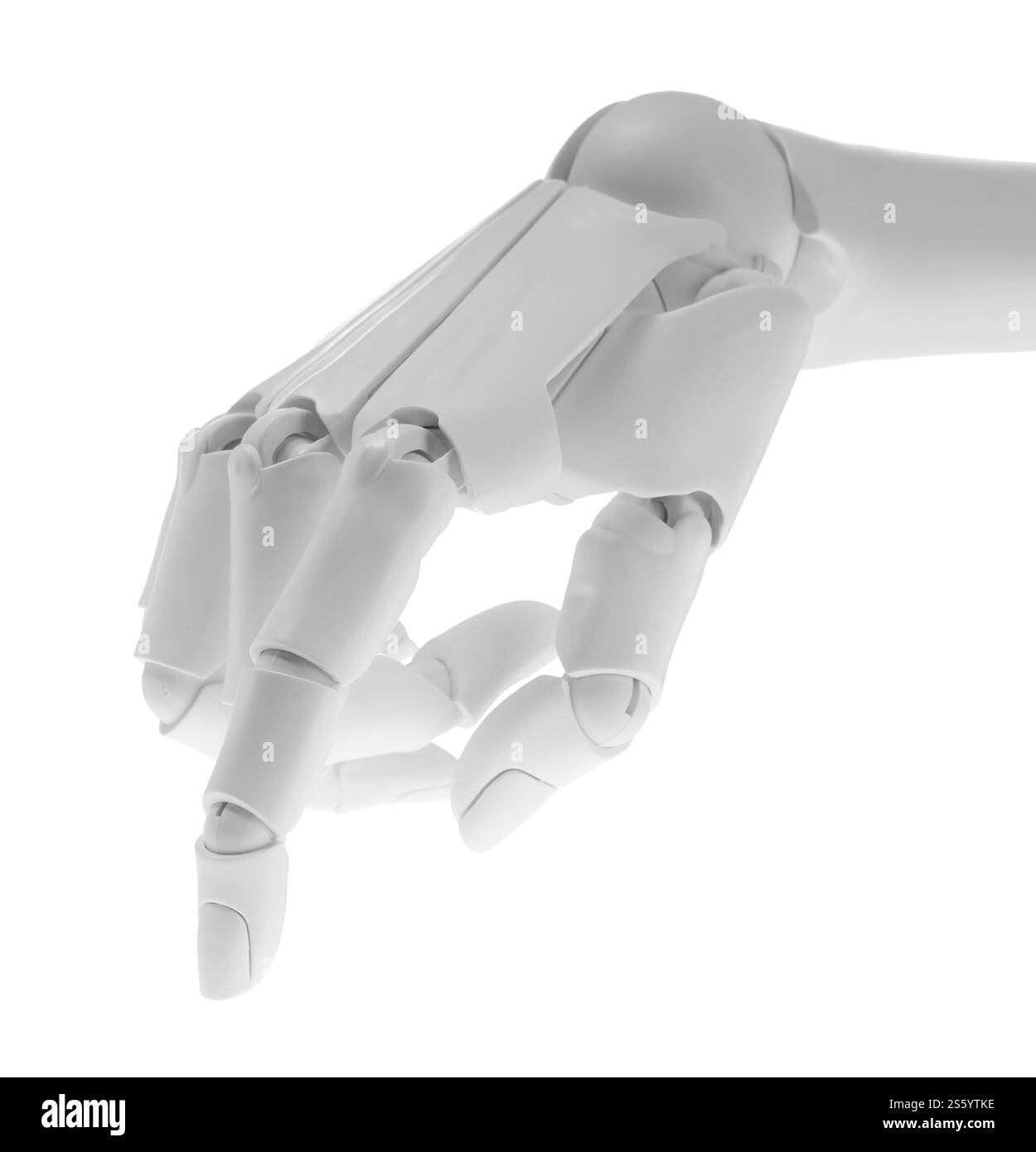 Robot ai hand pointing Cut Out Stock Images & Pictures - Alamy