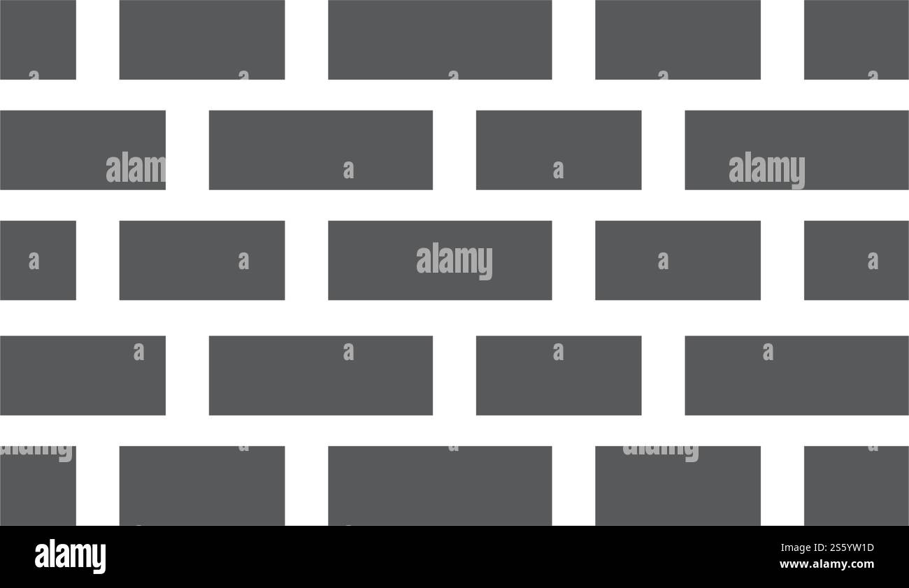 Brick wall logo vector ilustration design Stock Vector Image & Art - Alamy