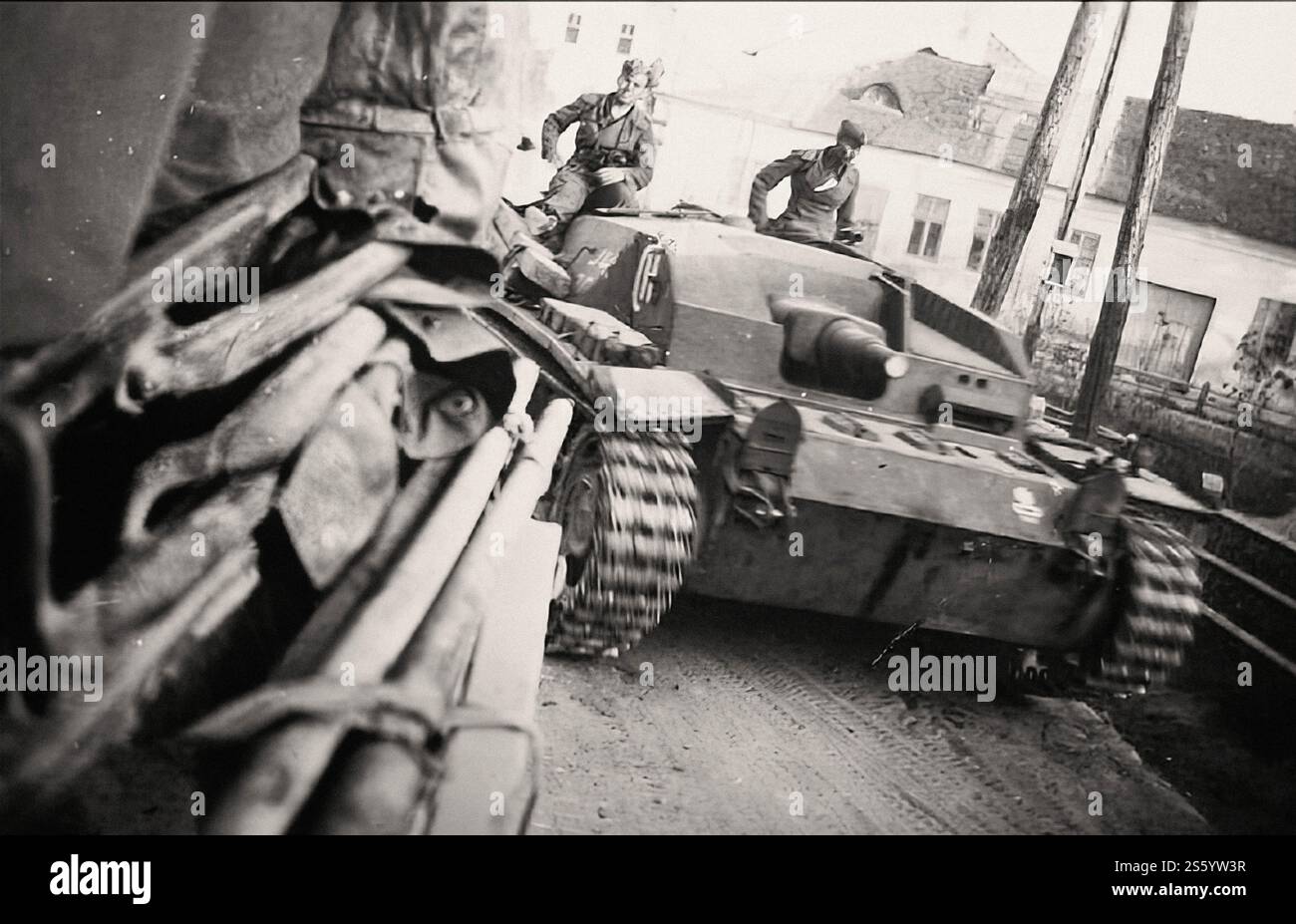 StuG III on the march. - Historical document, photographer unknow Stock ...