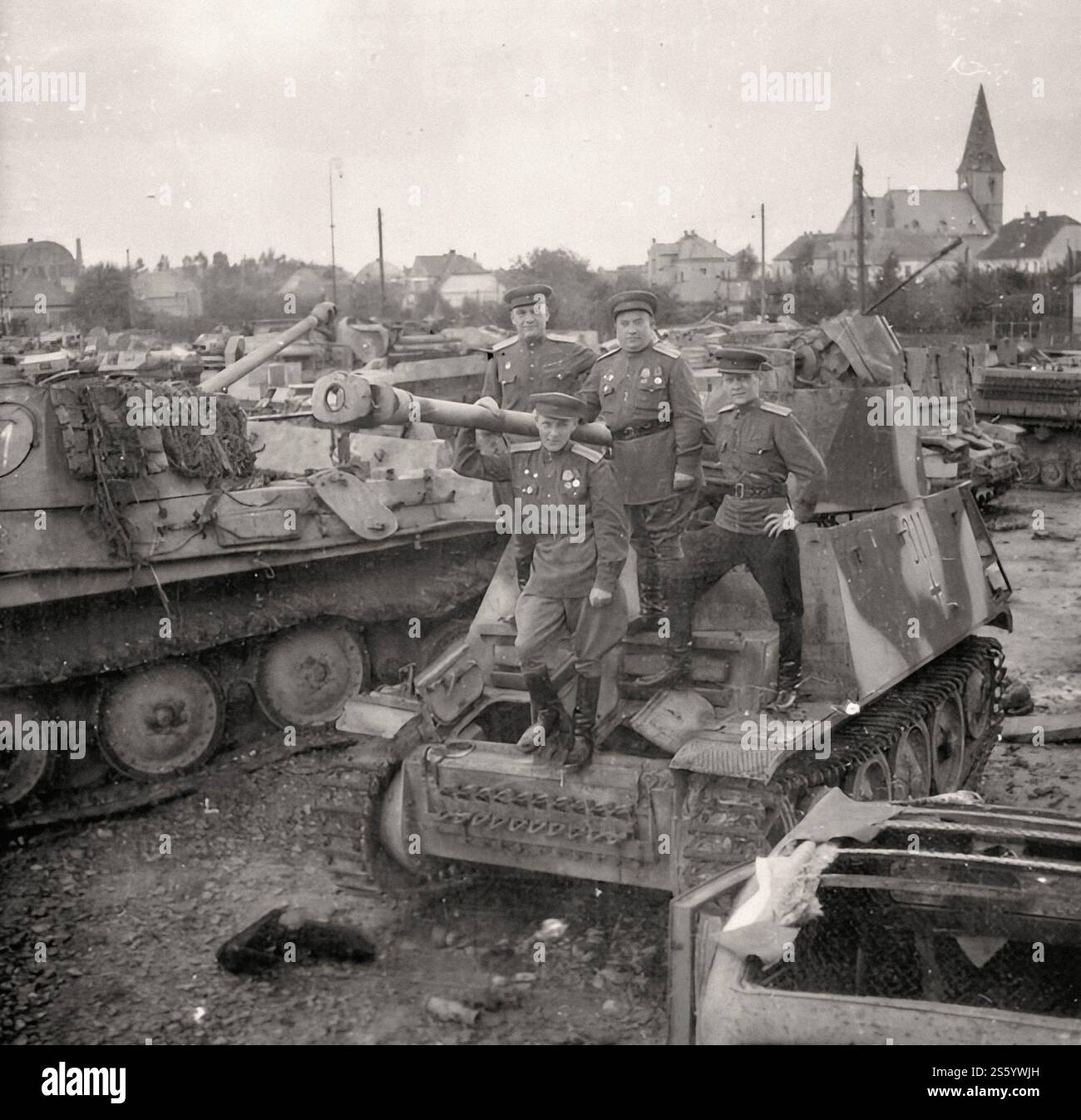 A group of officers 359 th Infantry Division in Breslau on the ...