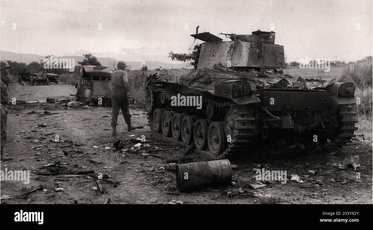 Tank Type 97 Shinhoto Chi ha from the Japanese 2nd Panzer Division ...