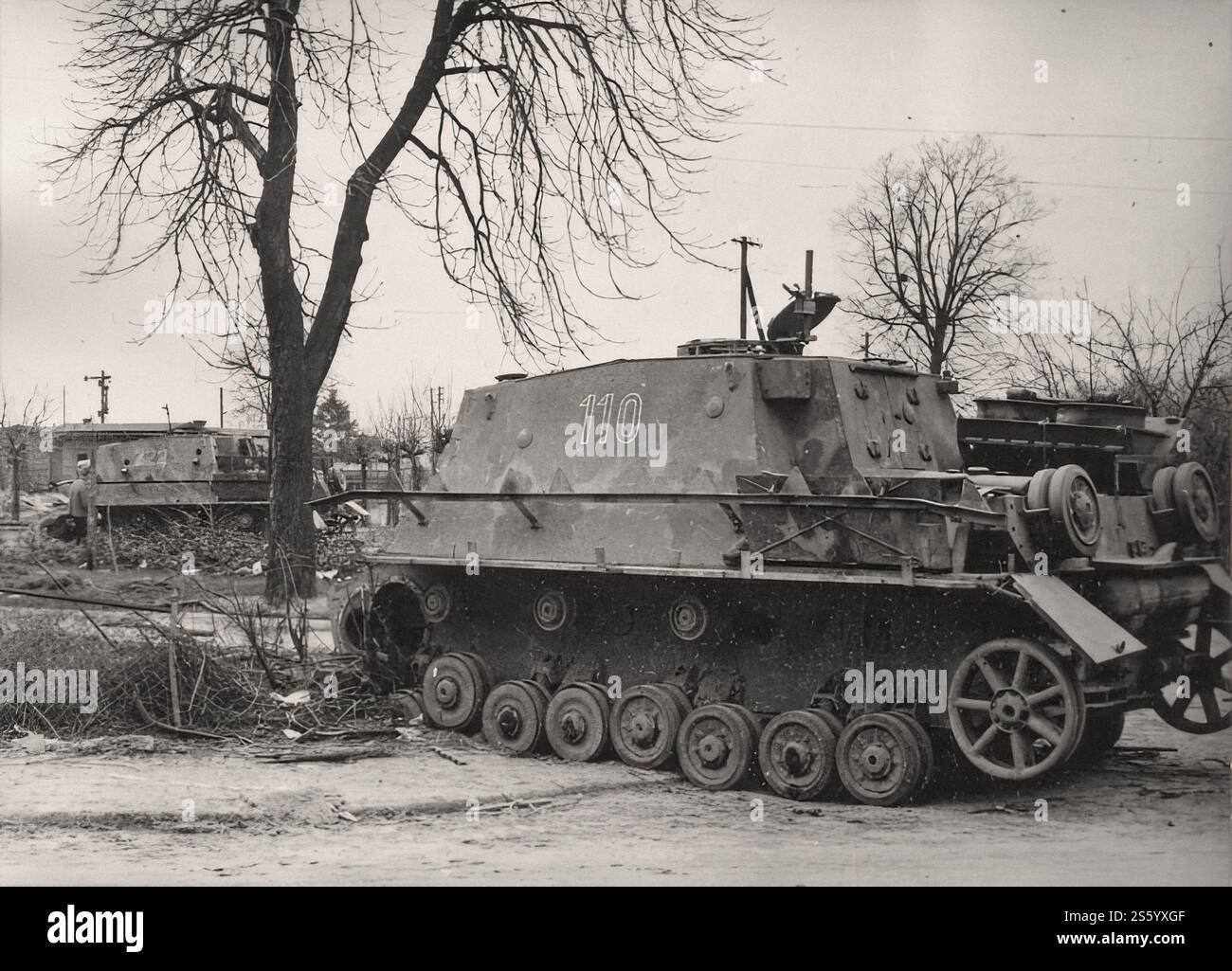 Abandoned Sturmpanzer IV «Brummbar - Historical document, photographer ...